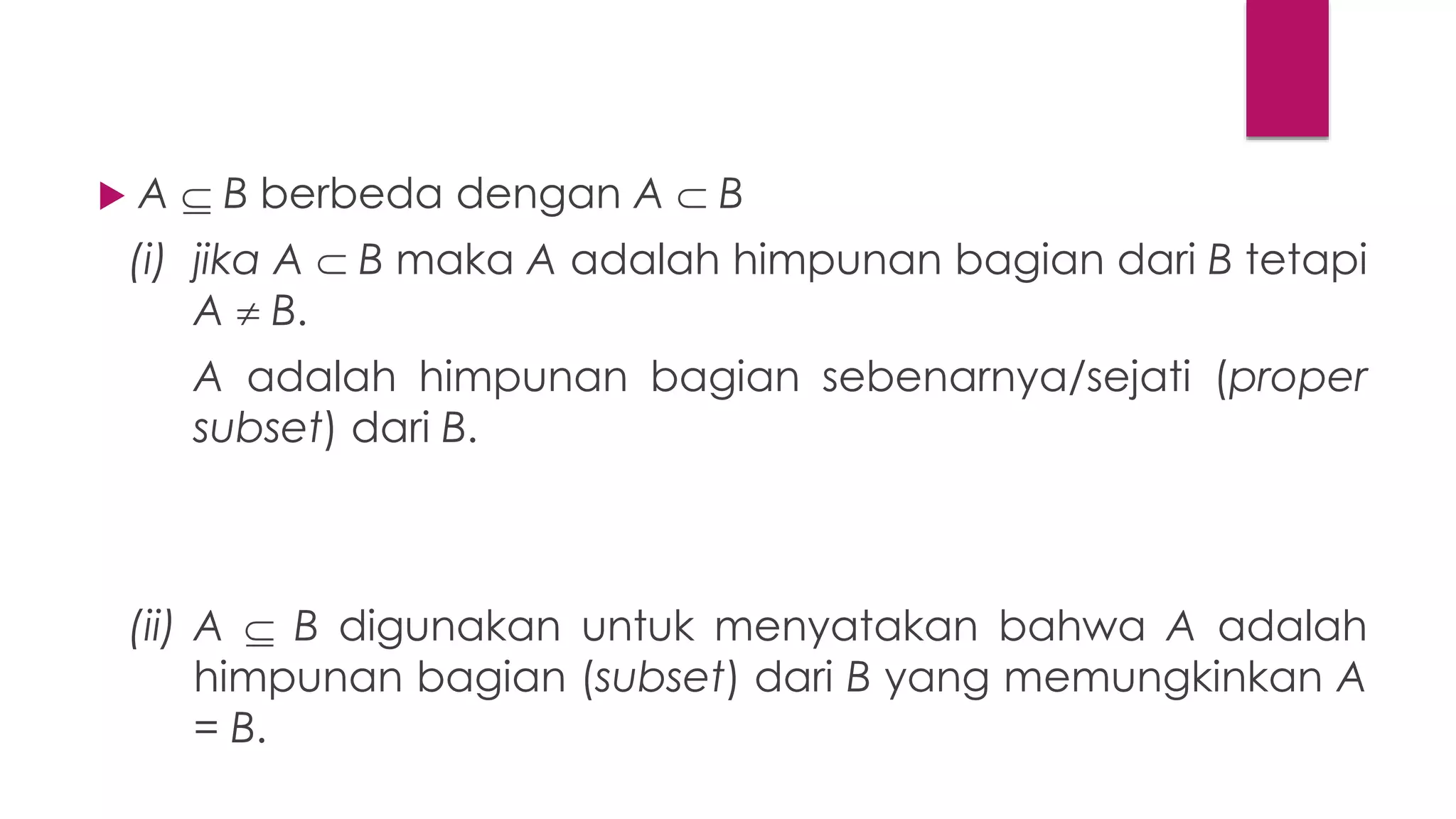 Kardinalitas dan Operasi Dua Himpunan | PDF
