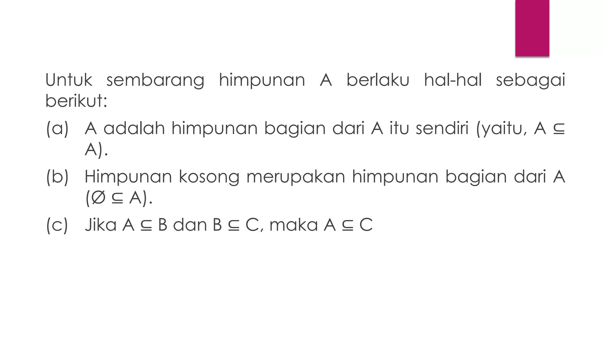 Kardinalitas dan Operasi Dua Himpunan | PDF