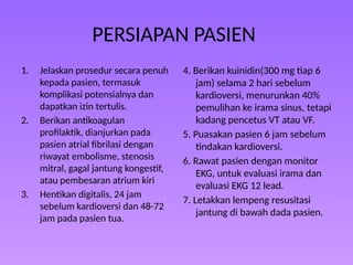 KARDIOVERSI.defibrilasi.kardioversi.defibrilasi | PPTX