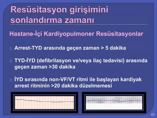 Kardiyopulmoner resüsitasyonda etik | PPTX