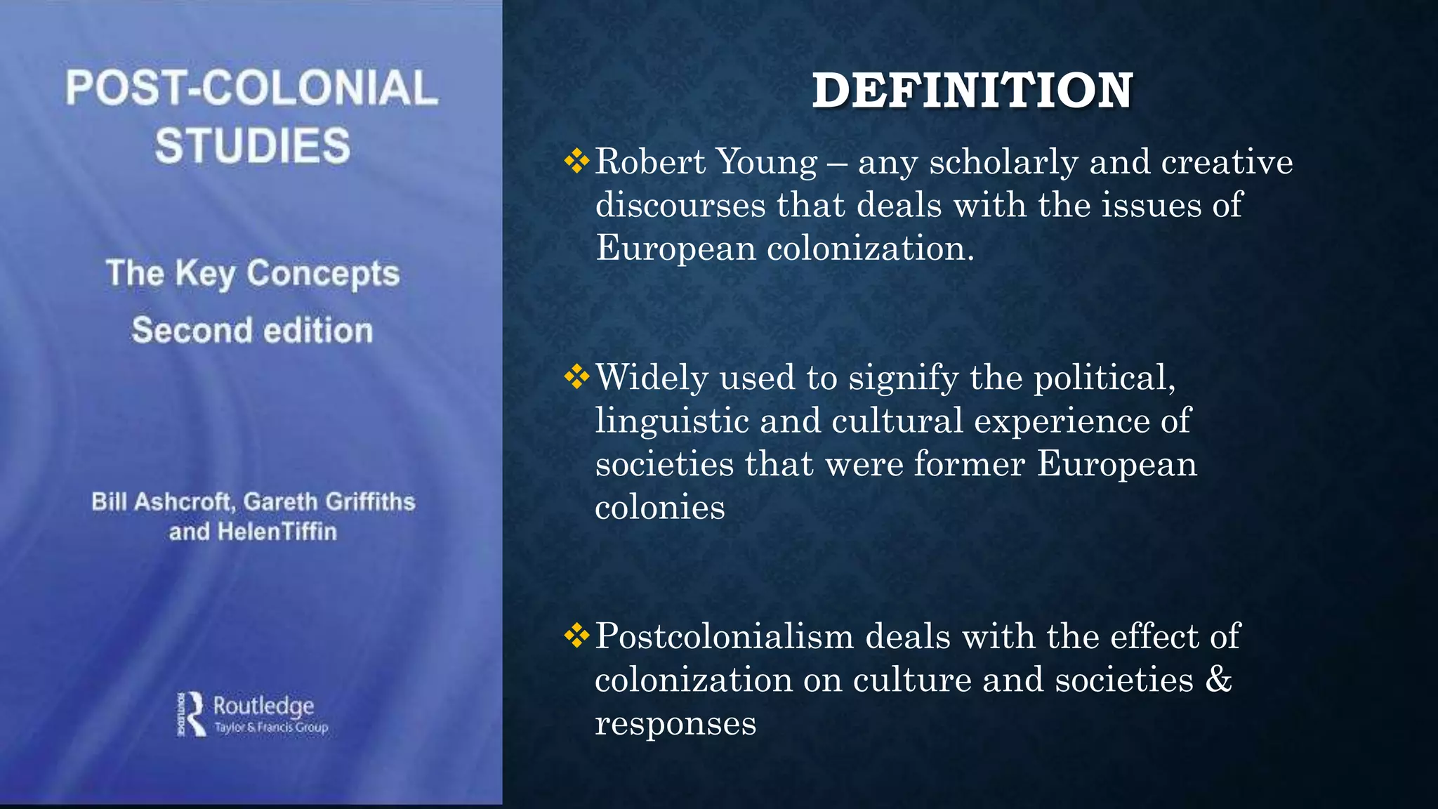 Postcolonialism | PPTX