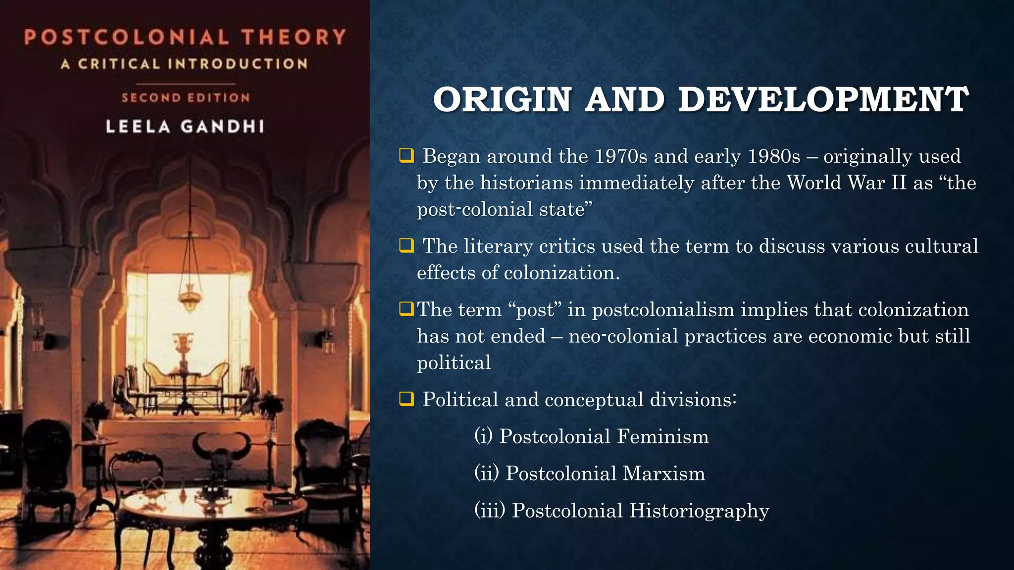 Postcolonialism | PPTX