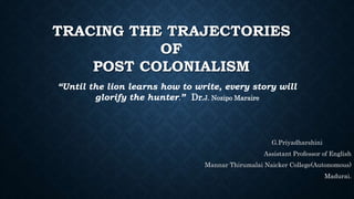 Postcolonialism | PPTX