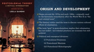 Postcolonialism | PPTX