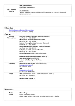 Kareem Farag Resume | PDF