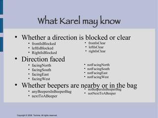 Karel the Robot Teaches Critical Thinking | PPT | Programming Languages ...
