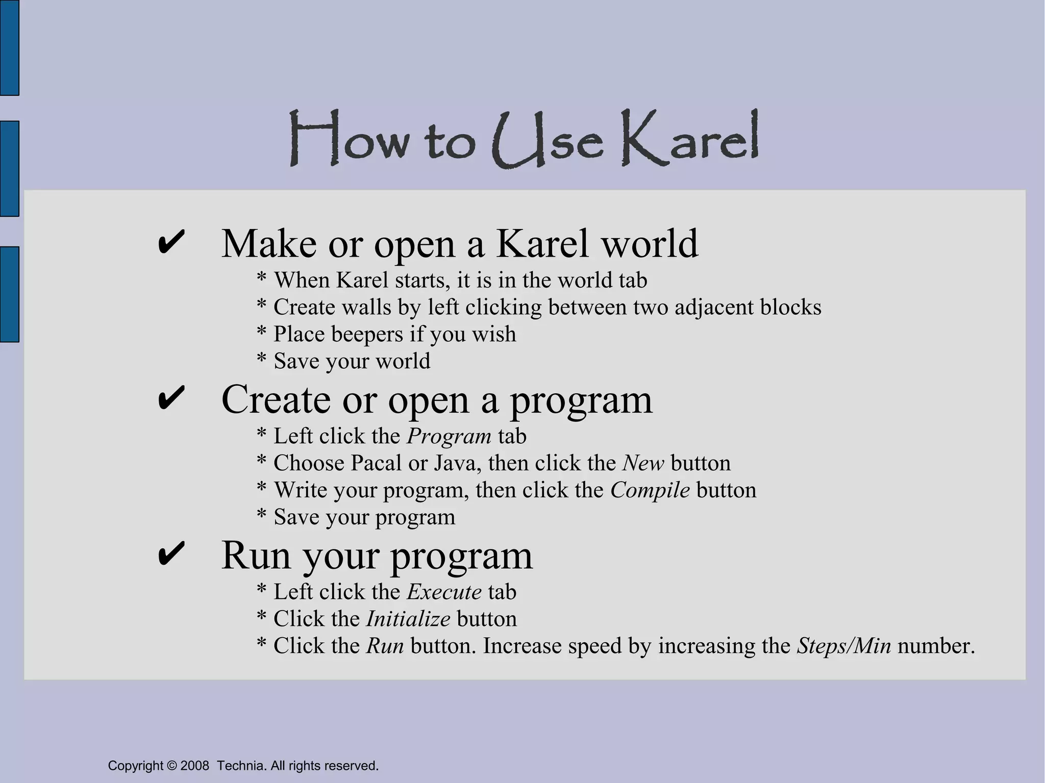 Karel the Robot Teaches Critical Thinking | PDF | Programming Languages | Computing