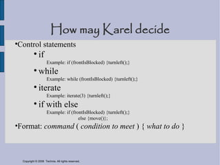 Karel the Robot Teaches Critical Thinking | PPT
