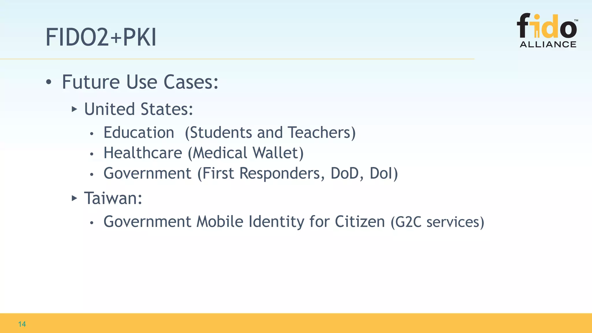 FIDO UAF and PKI in Asia - Case Study and Recommendations | PDF