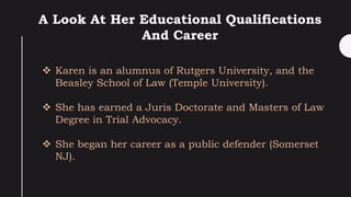 Karen desoto’s presence as a legal analyst | PPT