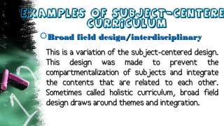 Karen frongoso curriculum design models | PPT | Education