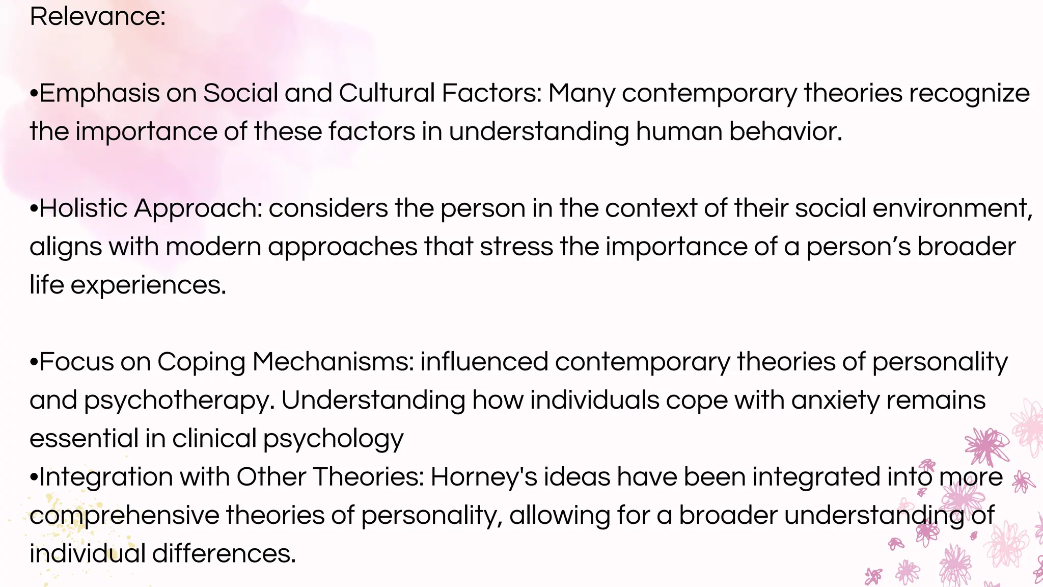 karen horney personality theory. There are lot of | PDF