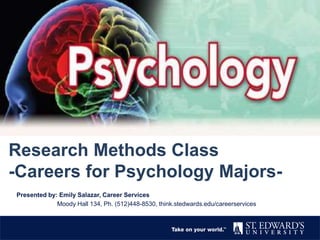 Karen jackson apr '14 research methods psychology careers | PPT