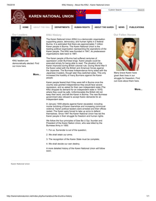 KAREN NATIONAL LEADER SAW BA OO | PDF