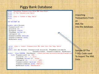 SQL Portfolio | PPSX | Databases | Computer Software and Applications