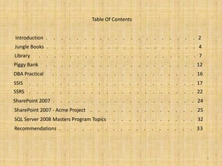 SQL Portfolio | PPSX | Databases | Computer Software and Applications