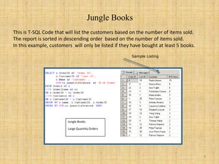 SQL Portfolio | PPSX | Databases | Computer Software and Applications