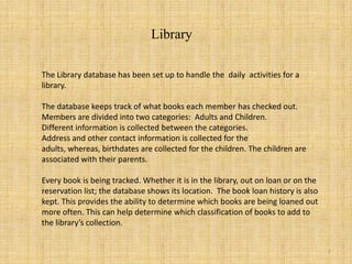 SQL Portfolio | PPSX | Databases | Computer Software and Applications