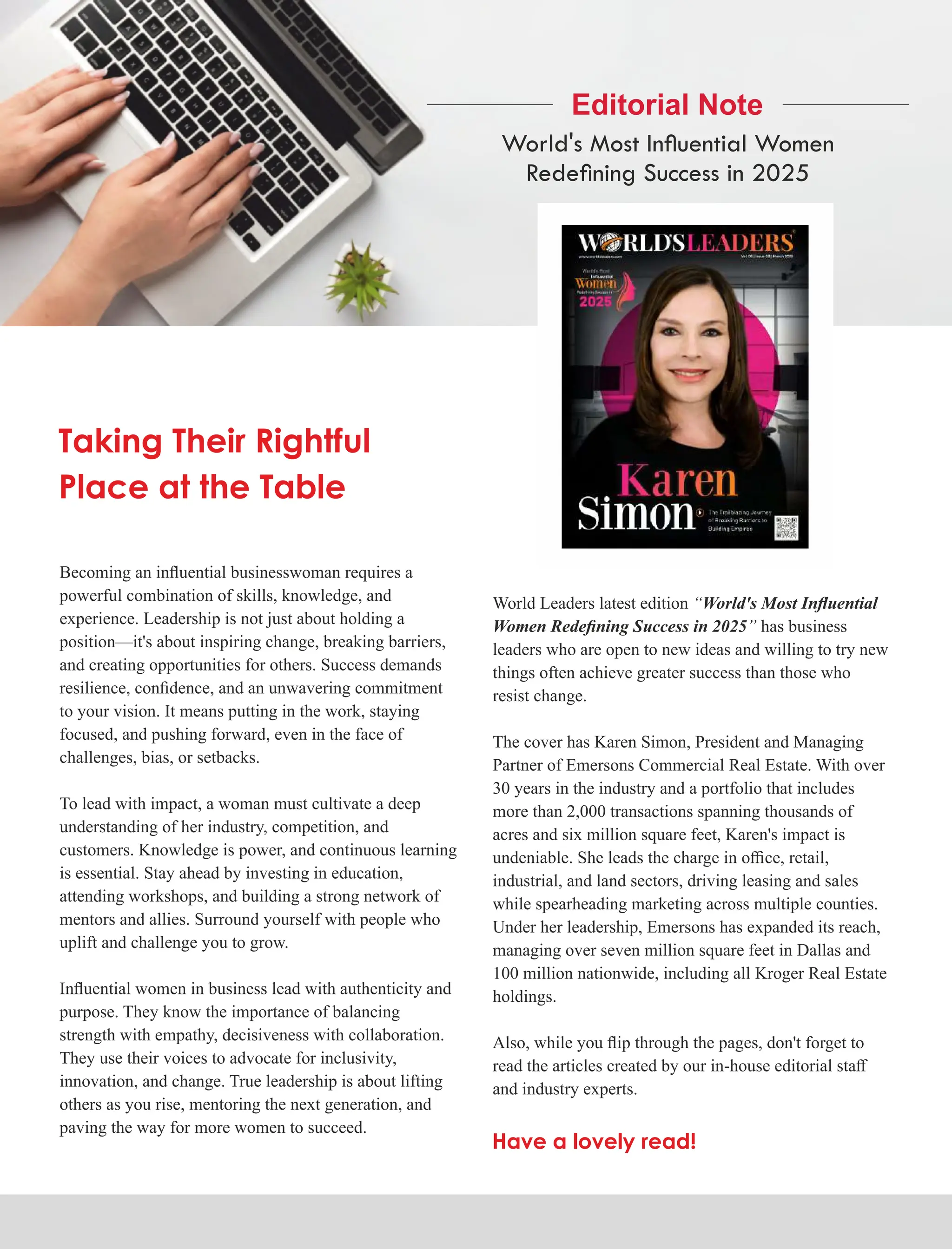 World’s Most Influential Women Redefining Success in 2025 | PDF