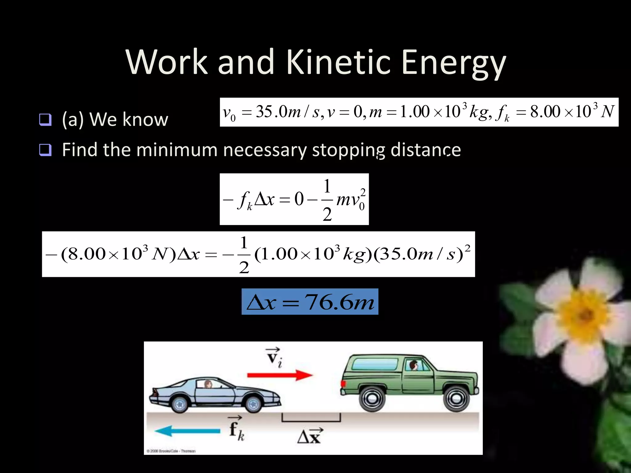 work energy theorem and kinetic energy | PPTX
