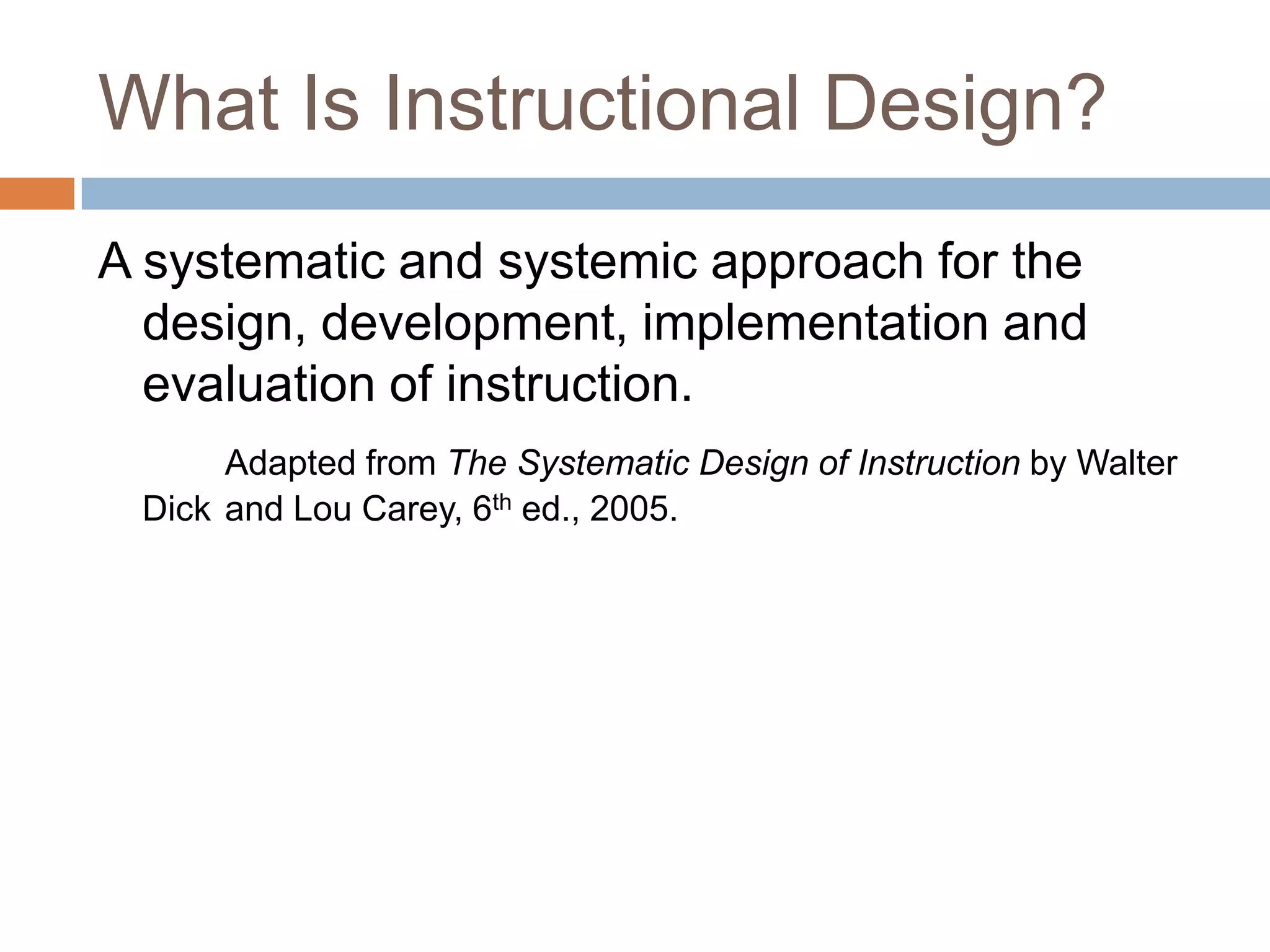 Instructional Design in Academic Libraries | PPTX