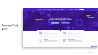 {Re}designing a Developer Portal | PPT