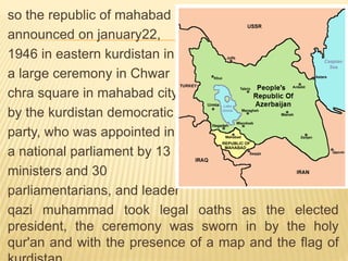 Republic of mahabad | PPT