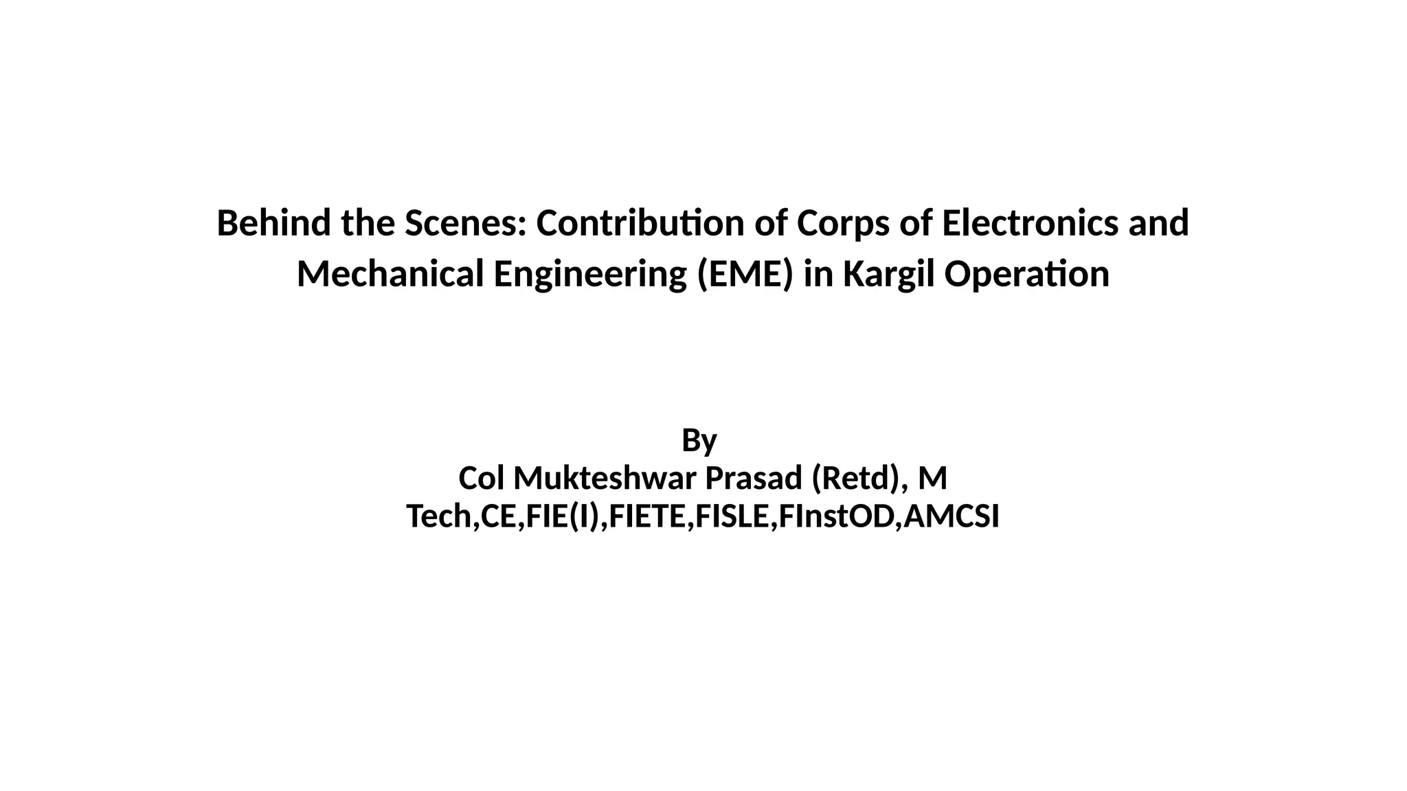 Kargil Operation and Corps of Electronics and Mecahnical Engineering Part 1& Kargil Vijay Diwas ...