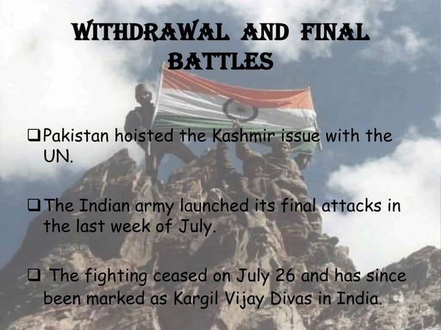 Kargil war , 1999 | PPTX