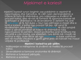 Kariesi i dhëmbit | PPTX