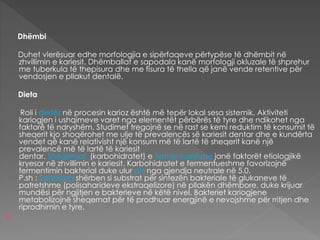 Kariesi i dhëmbit | PPTX