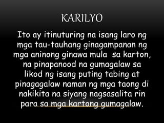 Karilyo | PPTX