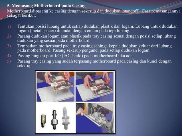 Karima langkah langkah merakit komputer | PPTX