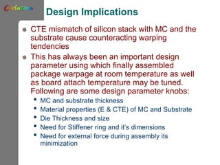 Karimanal ectc 2013_chipstacking_final presentation | PPT