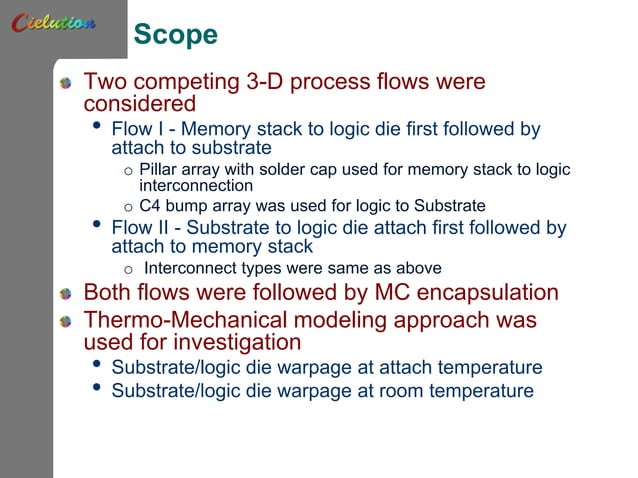 Karimanal ectc 2013_chipstacking_final presentation | PPT