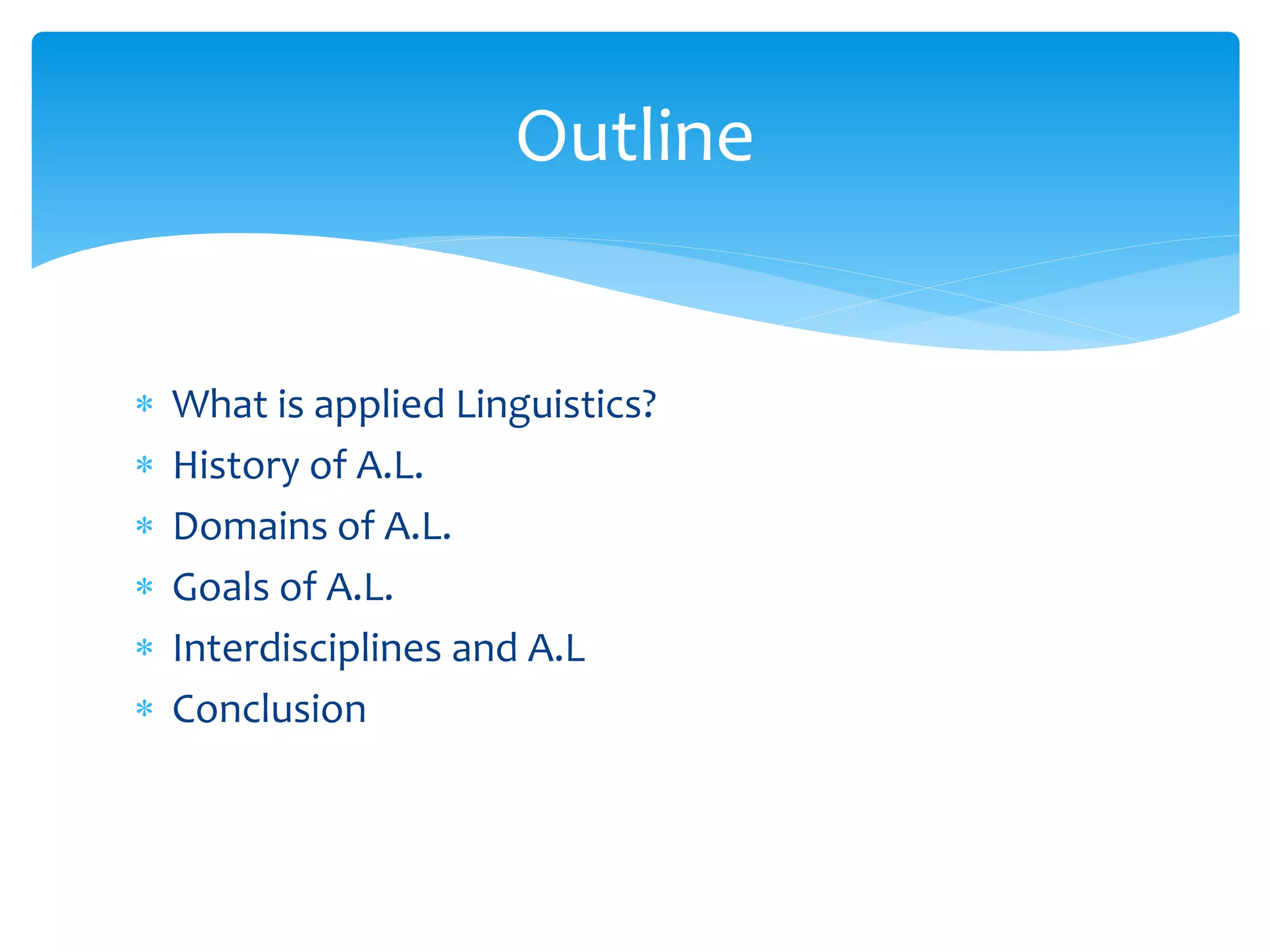 Applied linguistics ppt | PDF