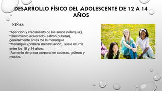 desarrollo del adolescente