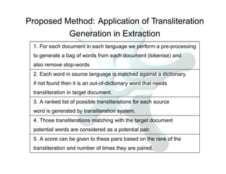 Enriching Transliteration Lexicon Using Automatic Transliteration ...