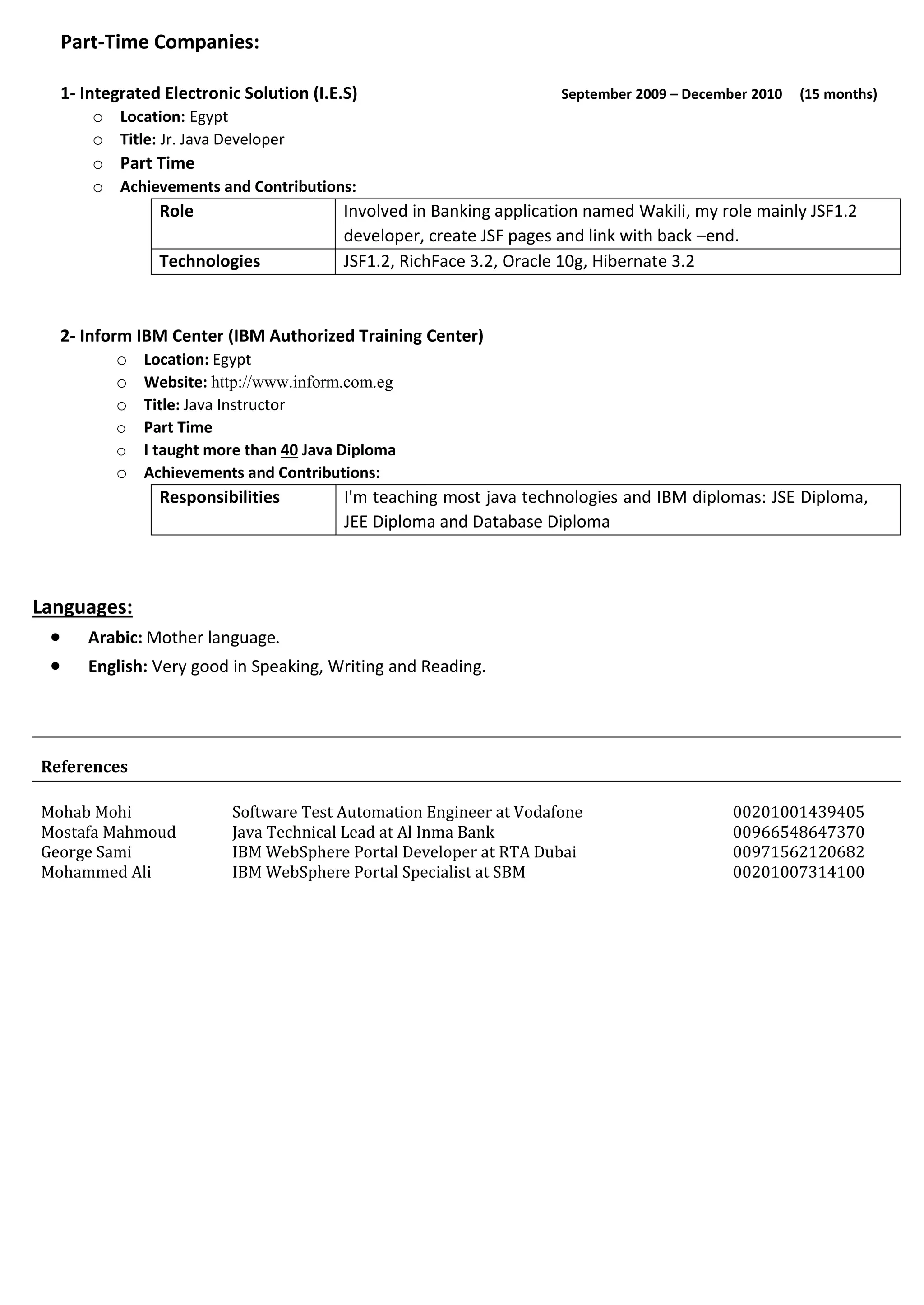 Karim mahmoud cv | PDF