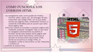 codigos HTML para blogs y paginas web Karina | PPTX