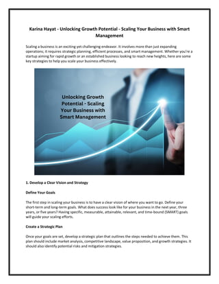 Karina Hayat - Unlocking Growth Potential - Scaling Your Business with Smart Management.pdf