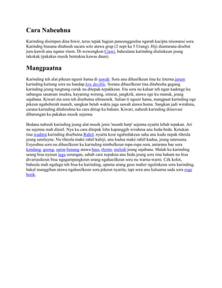Karinding | PDF