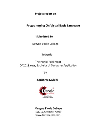 Karishma Mulani , BCA 3 Year | PDF