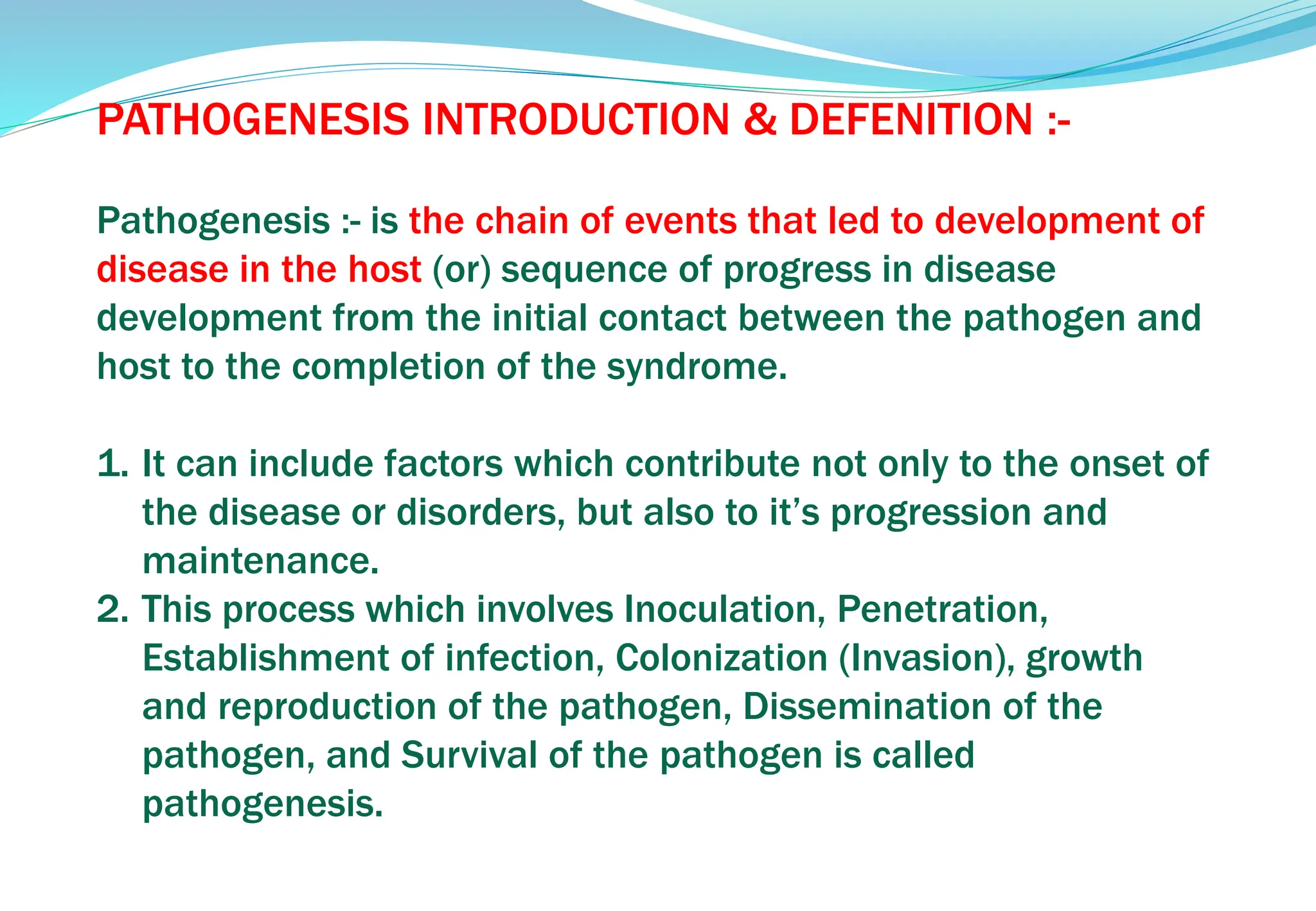 PATHOGENESIS SEMINAR PPT 2023 - By Karishma | PPTX