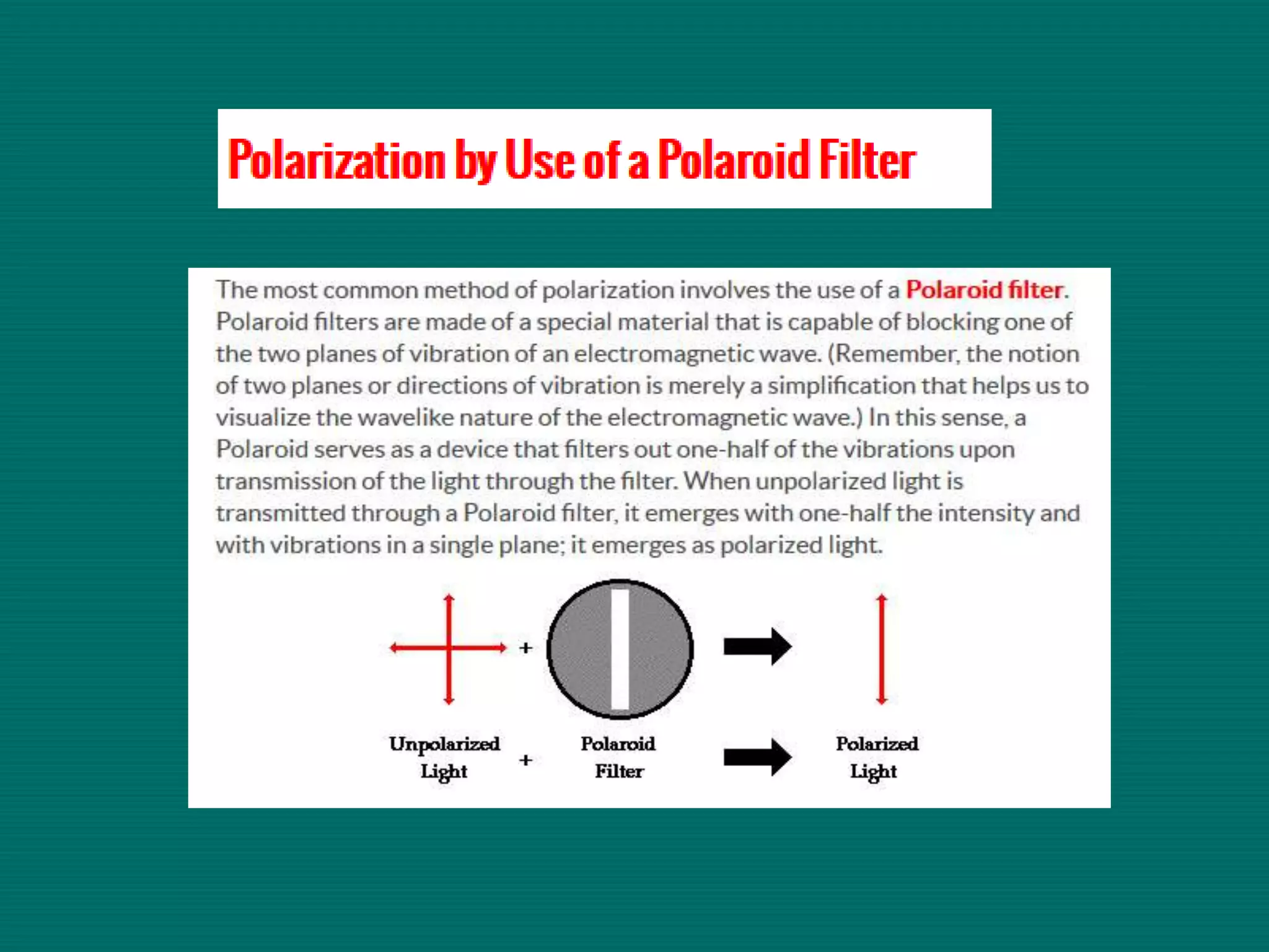 Polarization Of Light Karishma soni | PPTX