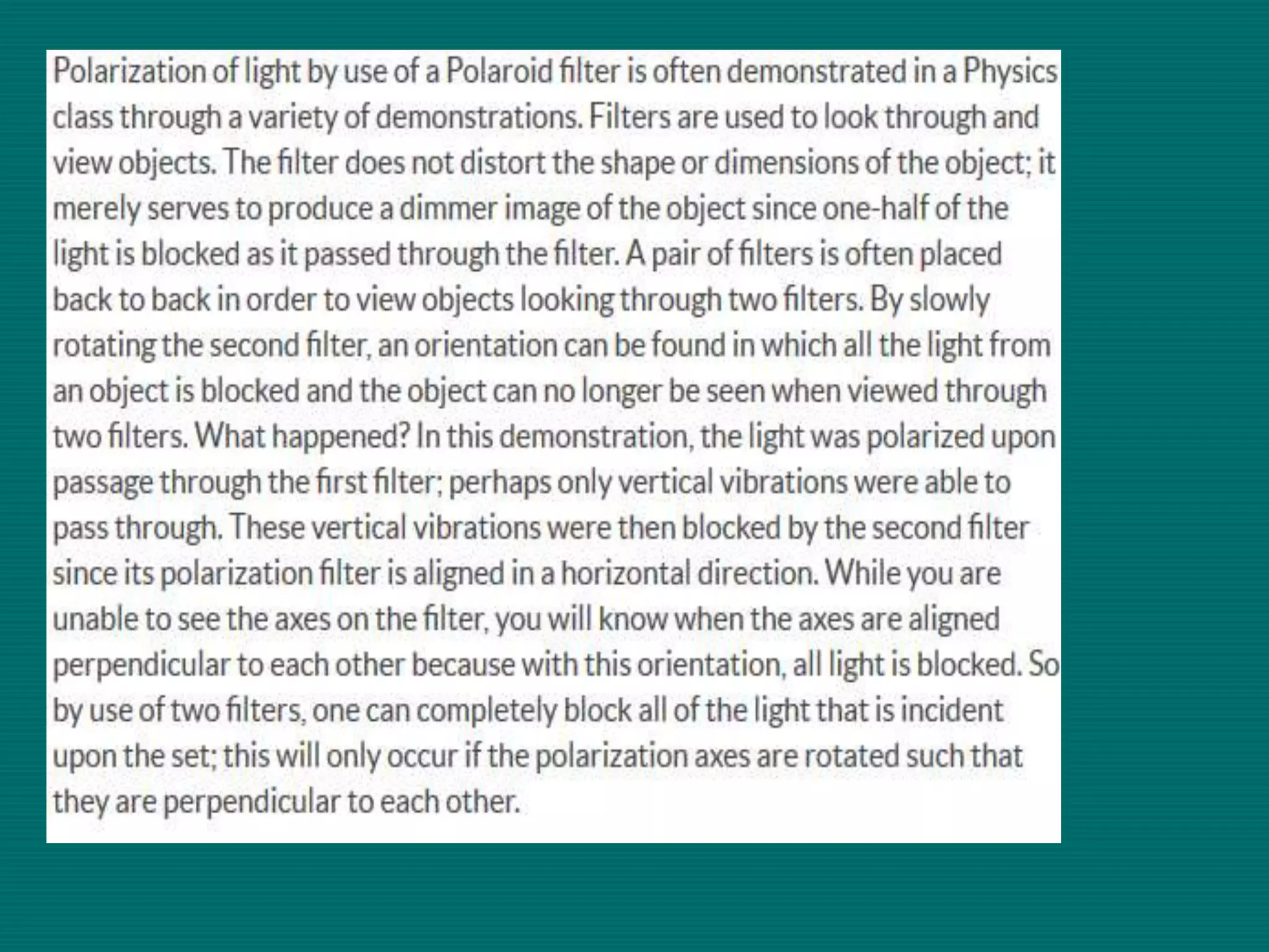 Polarization Of Light Karishma soni | PPTX