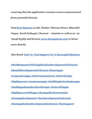 Why End-to-End Support is Critical for Successful Application ...