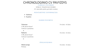 Karjera ir cv rasymas 2017 11 30 | PPTX