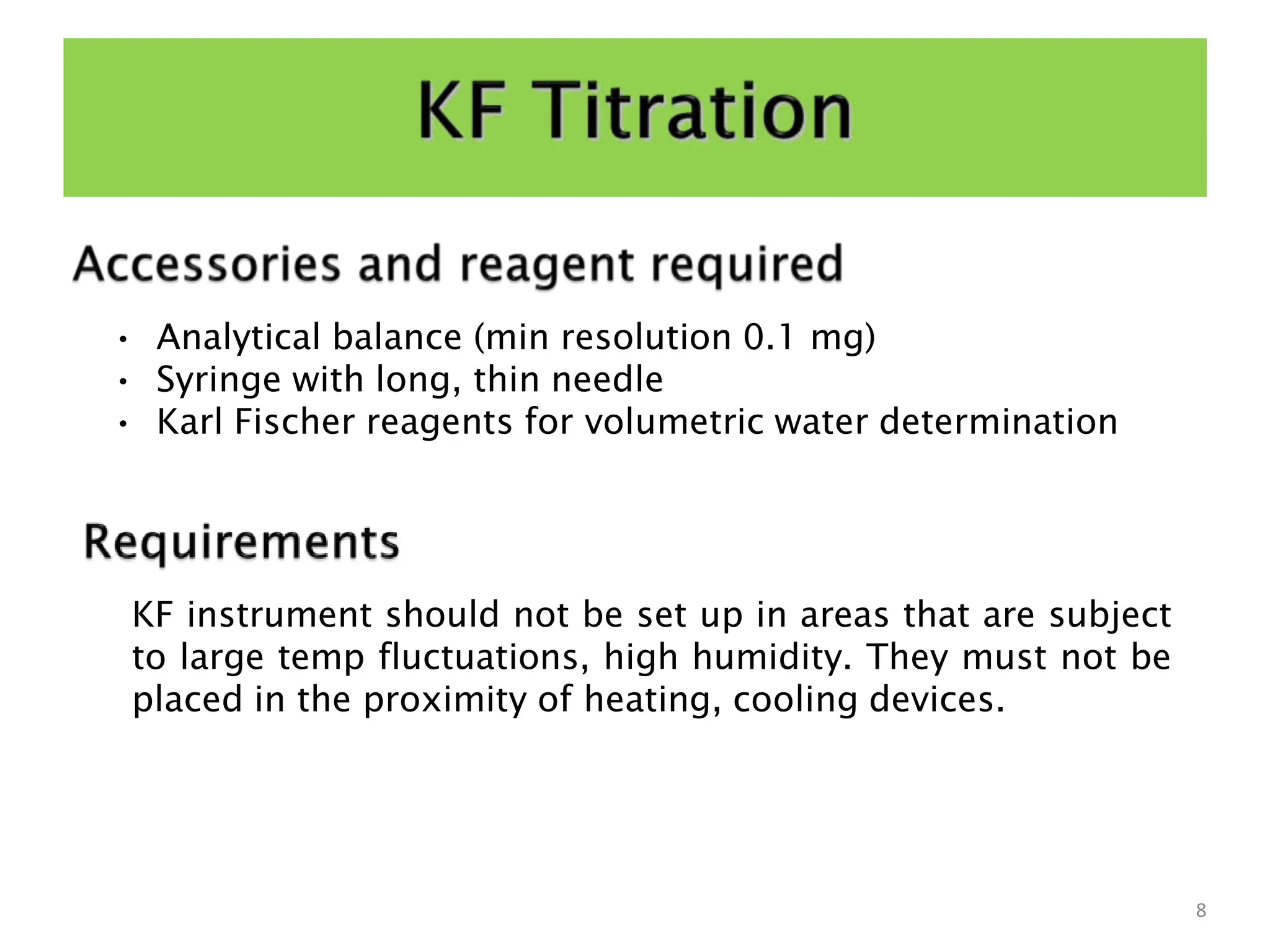 Karl-Fischer-Titration.eeejjjjjjjlllpptx | PPTX | Chemistry | Science