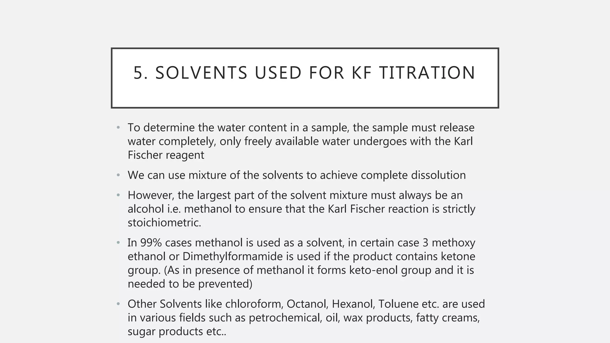 Karl fischer titration | PPTX